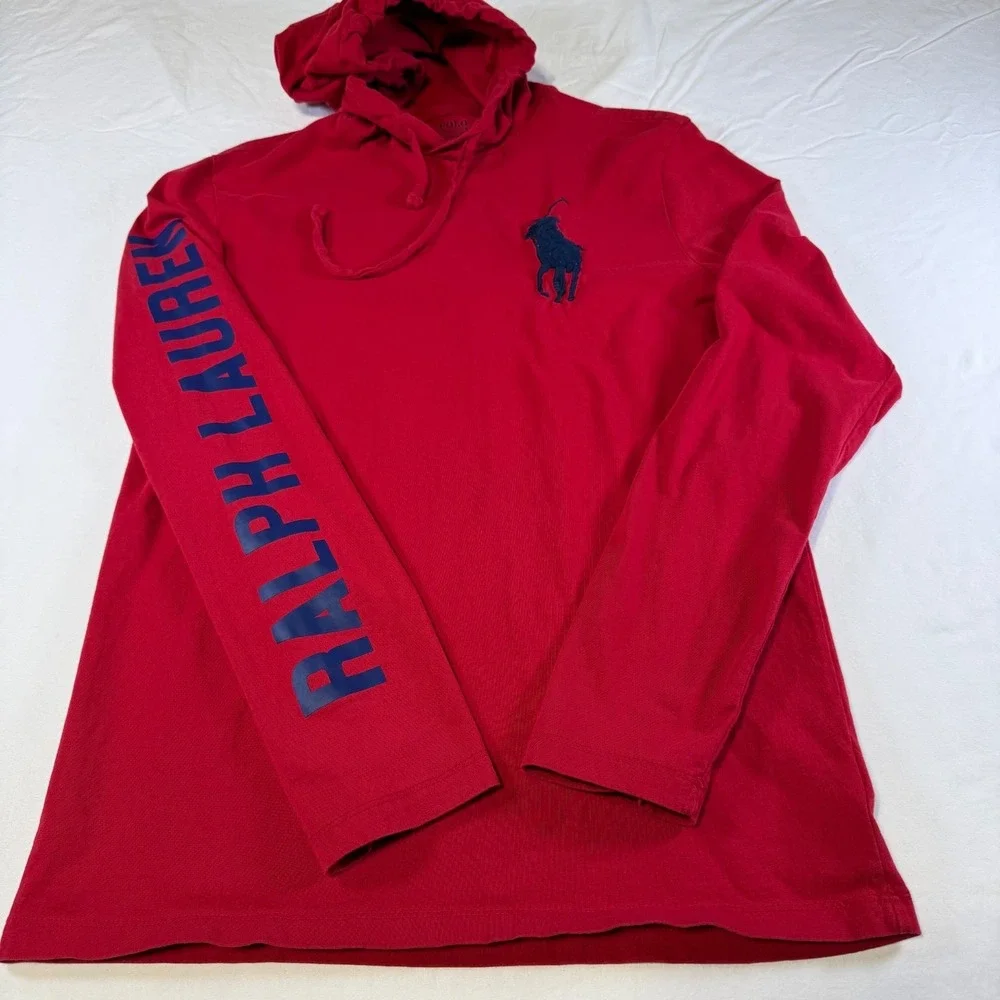 Polo Ralph Lauren | Shirts | Polo Ralph Lauren Hoodie Big Pony Logo 967 ...